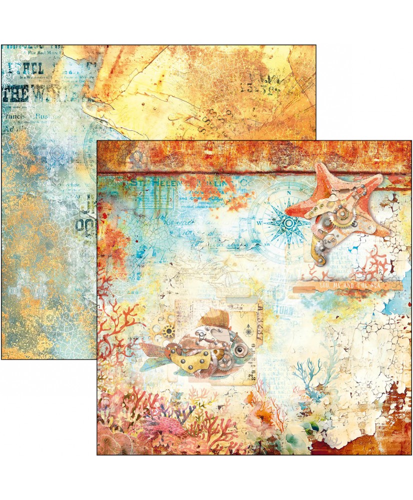 Coral Reef Paper Pad 12x12 12/Pkg