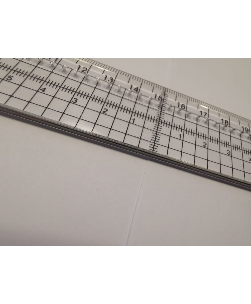 Metal Edged Craft Ruler with Centre Line
