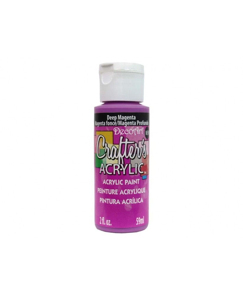 Crafter's Acrylic Deep Magenta 2-oz.